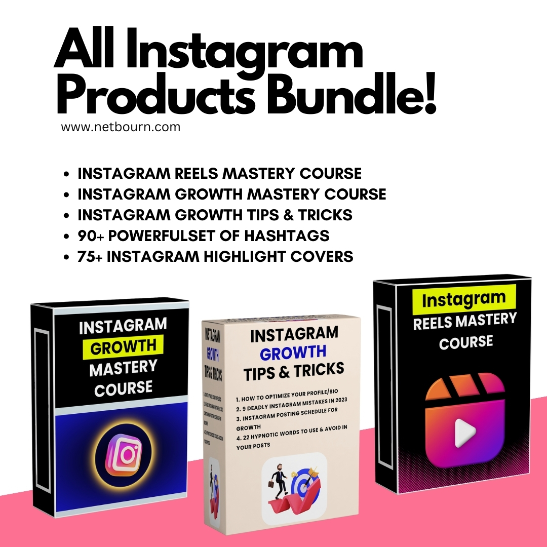 All Instagram Products Bundle! - Netbourn